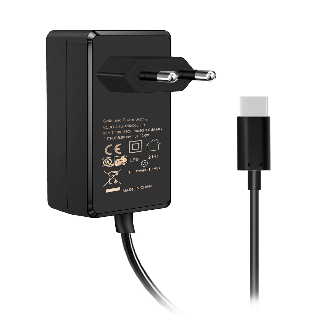 Jual NEW Geekbord PSU20 DC 5V 4A Type-C Power Supply Power Adapter for ...