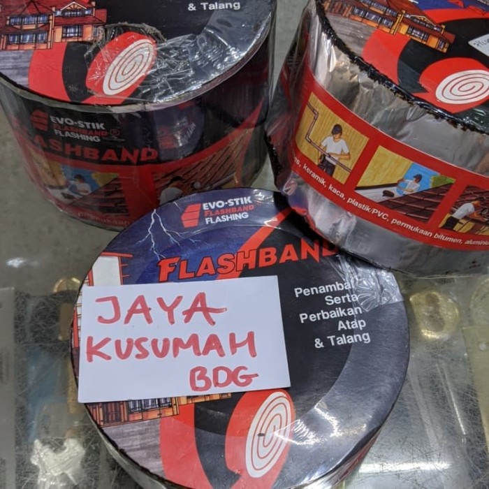 Jual Flashband Evo Stik Bitumen lebar 10 cm Aspal Alum tambal Seng Talang | Shopee Indonesia
