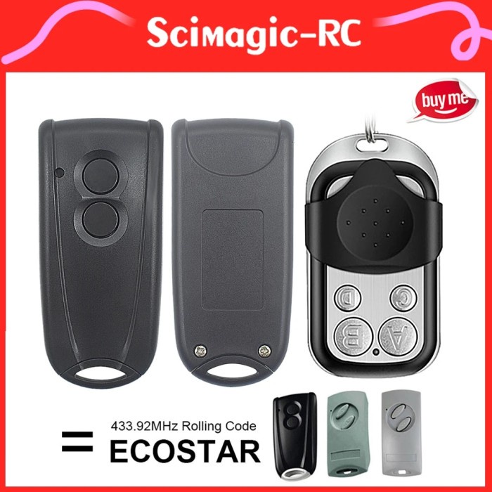 Jual Remote Control HORMANN ECOSTAR RSC2 RSE2 Compatible Remote Control ...