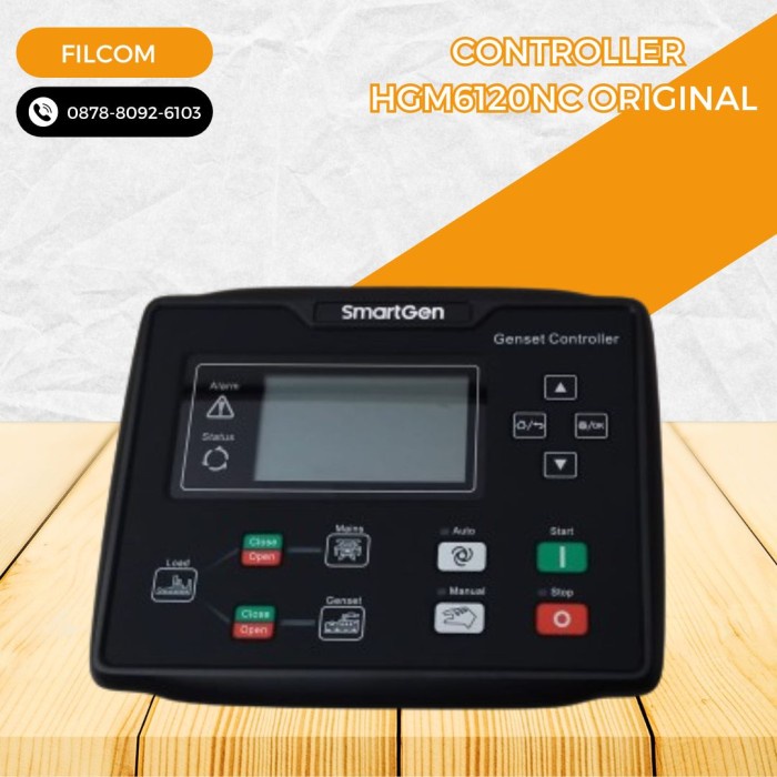 Jual Smartgen Genset Controller HGM6120NC / HGM 6120NC Original | Shopee Indonesia