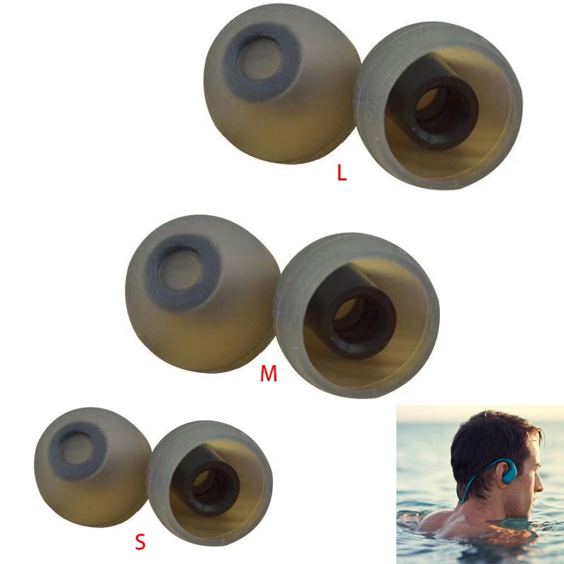 Jual 3 Pair Waterproof Ear Tips For Sony SP900 WS413/WS414/WS623/WS625 ...