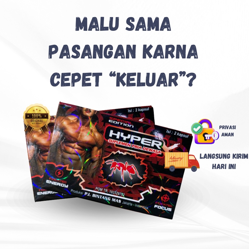 Jual 0bat kuat herbal suplemen stamina Madu kapsul Semut merah Original ...