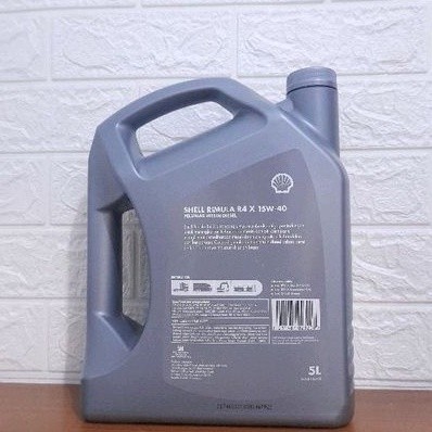 Jual [Expert] Oli shell rimula r4 x 15w-40 diesel isi 5L-original scan ...