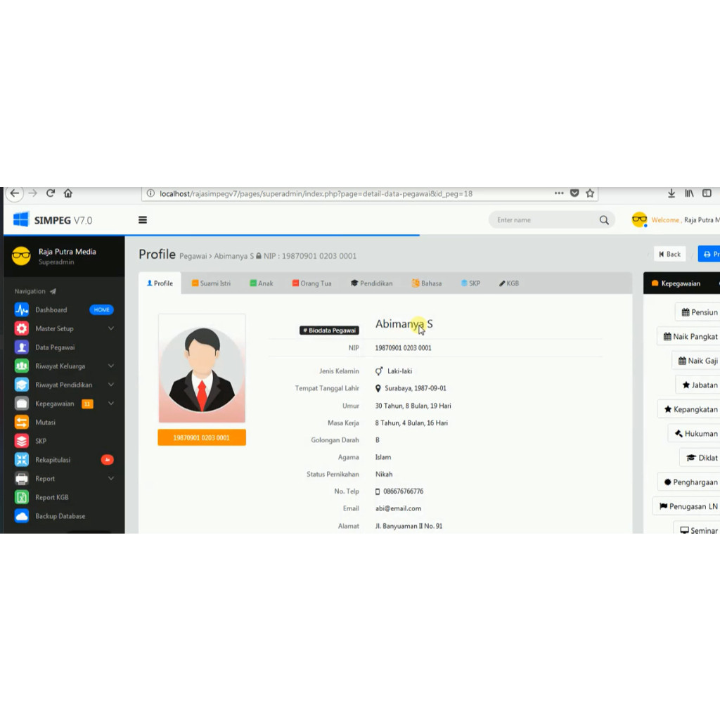 Jual Software Aplikasi Kepegawaian SIMPEG Versi 7 | Shopee Indonesia