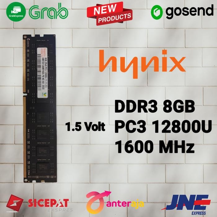 Jual RAM KOMPUTER 8GB DDR3 PC3-12800 HYNIX * | Shopee Indonesia