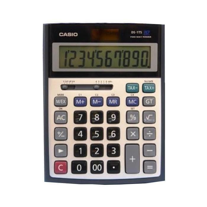 Jual Casio Ds-1Ts - Emas - Kalkulator Kantor - Heavy Duty - 10 Digit ...