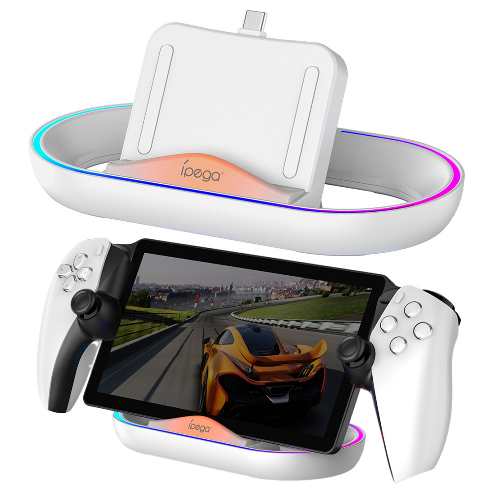 Jual For PS5 Portal Charging Station Charge Stand With RGB Light for PS ...