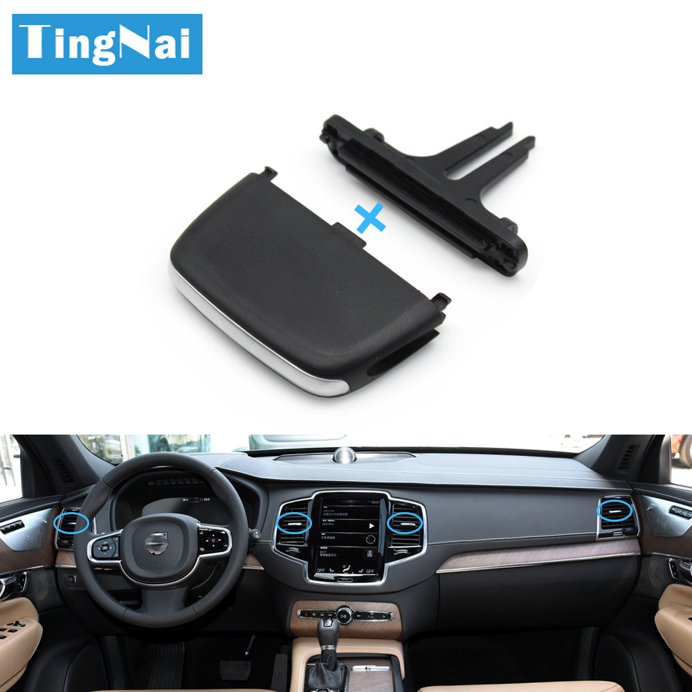 Jual NEW Car Front Rear Air Conditioning AC Vent Grille Outlet Slider ...
