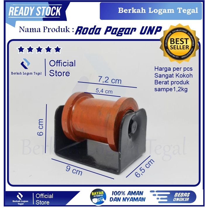 Jual Roda Unp / Roda Besi Gerbang Pagar Pintu Besi Cor Grosir | Shopee ...