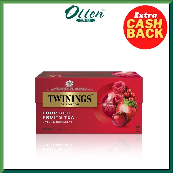 Jual Twinings - 4 Red Fruits Flavoured Tea 50g | Shopee Indonesia