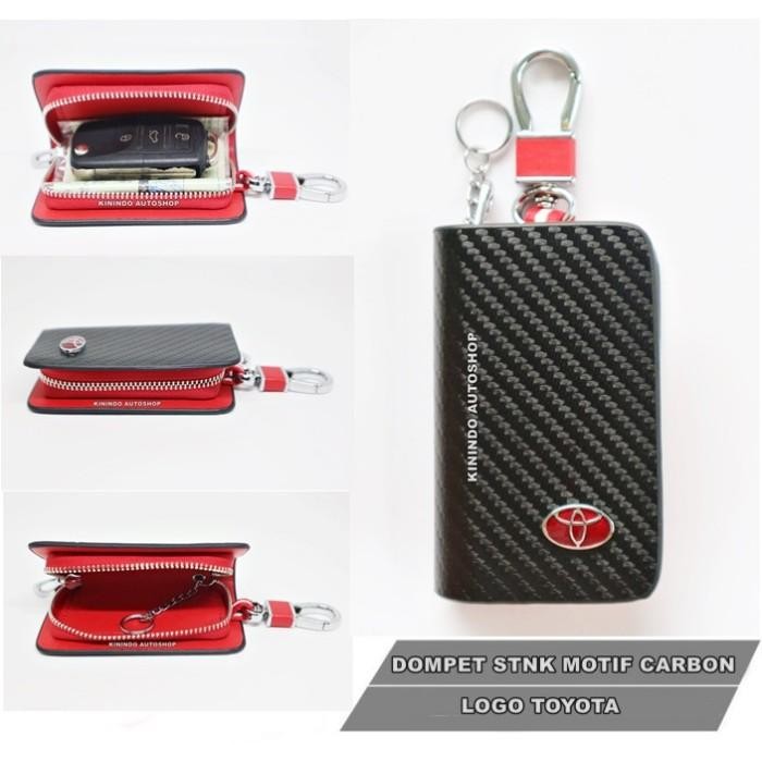 Jual PREMIUM Dompet STNK Tempat STNK Mobil Motor Motif Carbon Toyota ...