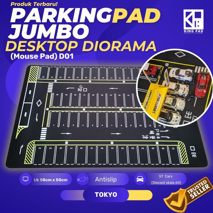 Jual PARKING PAD DIECAST DIORAMA CARS MOUSE PAD COMPUTER DIORAMA HOT ...