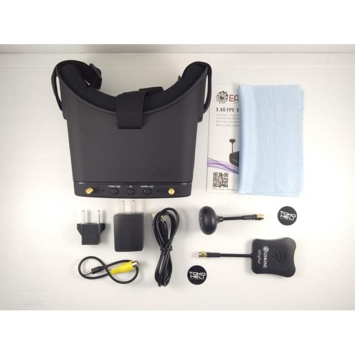 Jual Eachine Ev800Dm Dvr Diversity Goggles 5.8G 40Ch Fpv Ev800 Goggle | Shopee Indonesia