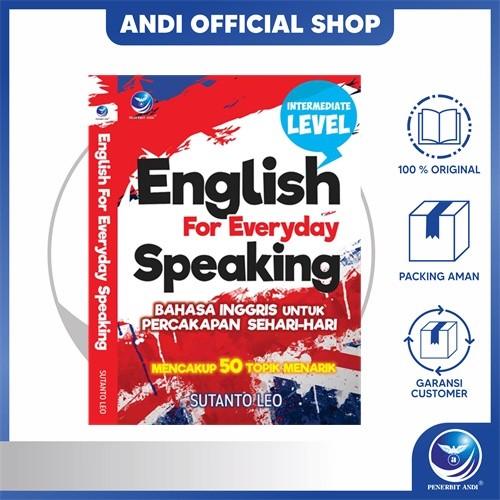Jual Penerbit Andi - Buku English For Everyday Speaking, Bahasa Inggris Untuk Percakapan Sehari ...