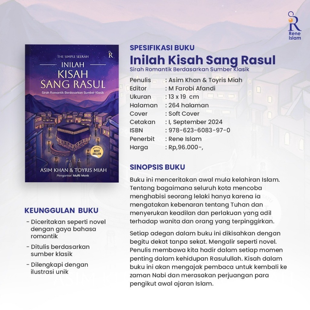 Jual Buku Inilah Kisah Sang Rasul : Sirah Romantik Berdasarkan Sumber Klasik By Asim Khan ...