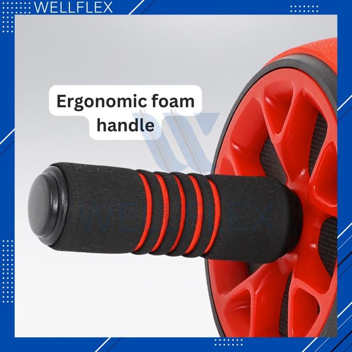 Jual Abs Roller Roda Otot Perut Alat Kebugaran Dorong Abdominal Muscle ...