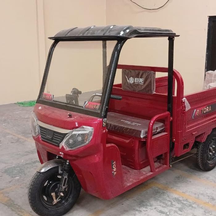 Jual Motor Listrik Roda 3 Bak pick up Tora pikap angkut 1 ton galon ...