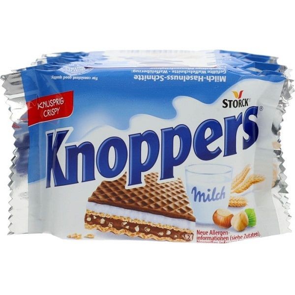 Jual KNOPPERS MILK WAFFER CRISPY 75G | Shopee Indonesia