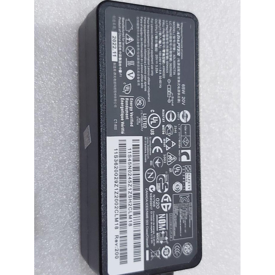 Jual ADAPTOR CHARGER LAPTOP THINKPAD T470 T460 T450 T440 ORIGINAL ...