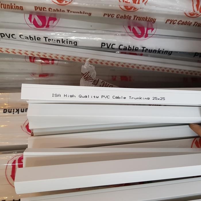 Jual Cd Cable Duct 25X25 Mm Isa 1,7Meter Non Double Tape | Shopee Indonesia