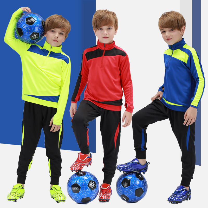 Jual Custom Soccer Tracksuit Training Boy Jogging Suits Wholesale ...