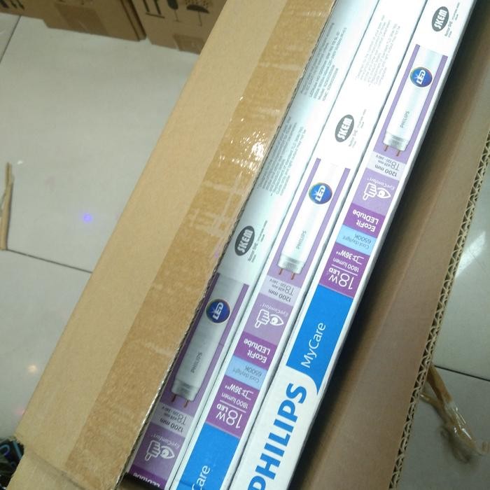 Jual Lampu TL Led Ecofit Philips 18W TL T8 led Philips 18 Watt 120CM PUTIH | Shopee Indonesia