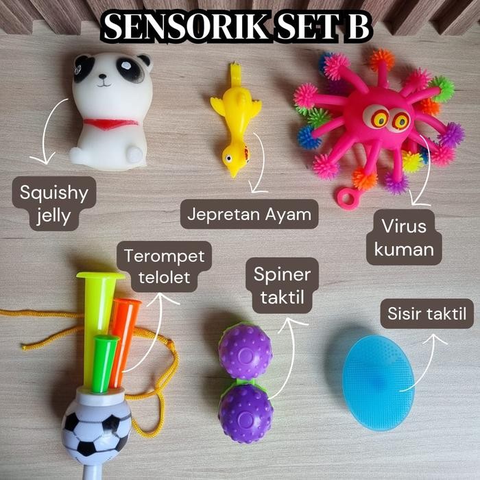 Jual MAINAN EDUKASI SENSORIK PLAY TAKTIL DAN PROPIOSEPTIF SET MULAI ...