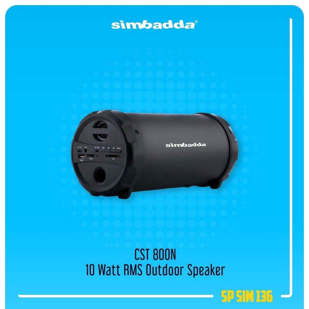 Jual Simbadda CST 800N 10 Watt RMS Bluetooth FM USB TF AUX Portable ...