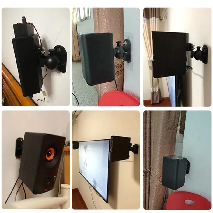 Jual Bracket Breket Speaker Sound Pasang Dinding Universal Wall Mount ...