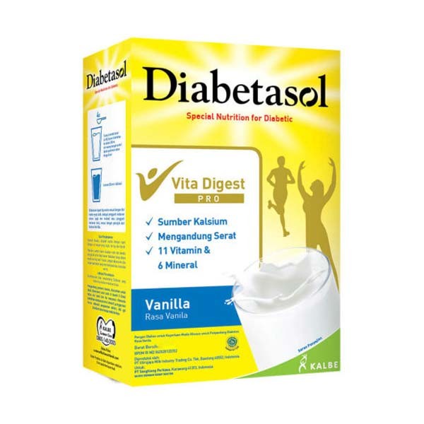 Jual DIABETASOL VANILLA BOX 570 GR | Shopee Indonesia