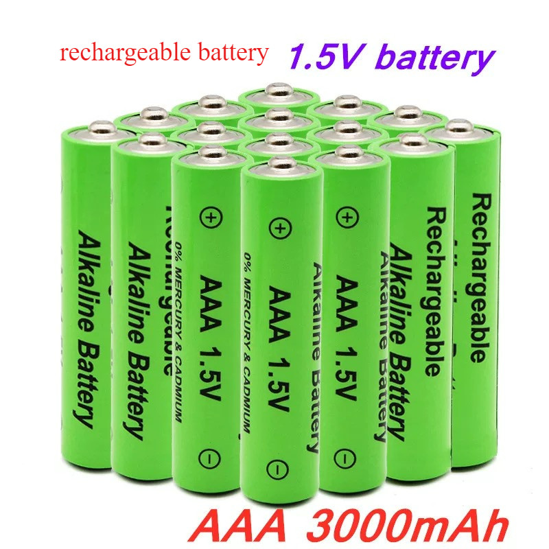 Jual Original AAA Rechargeable Battery 3000mAh 1.5V for Computer Clock ...