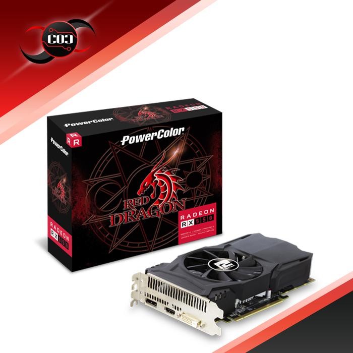 Jual Tempur - PowerColor Radeon RX 550 4GB DDR5 Red Dragon | Shopee ...