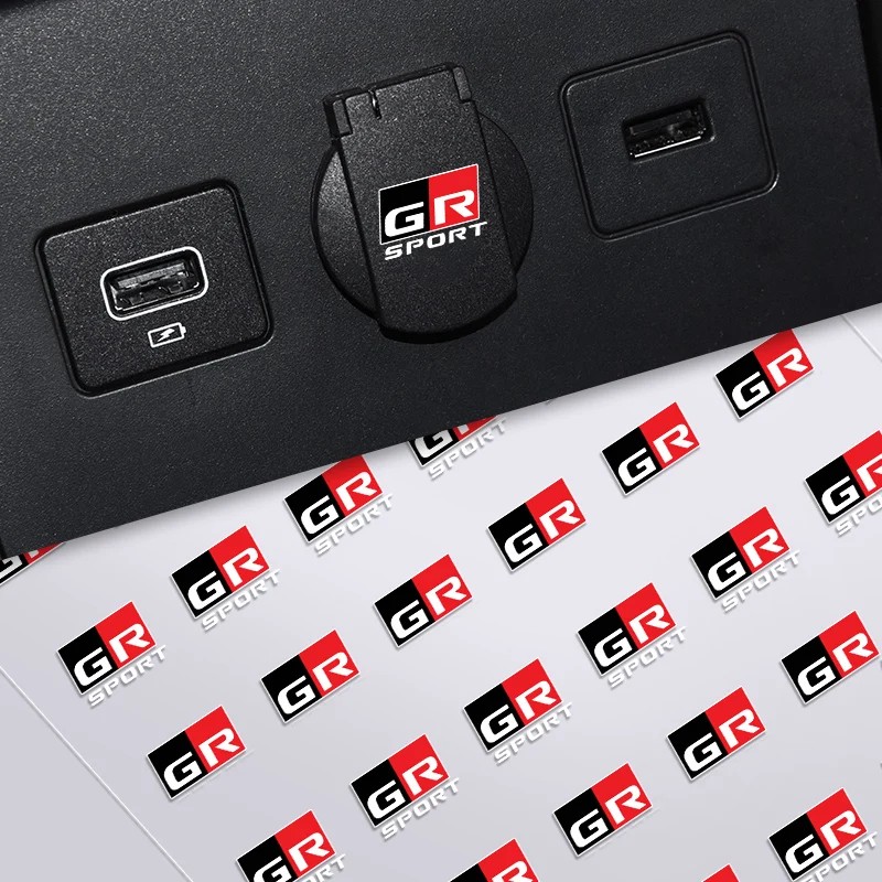 Jual Car Window Glass Stickers Car Decals For Toyota Gr Gazoo Racing ...