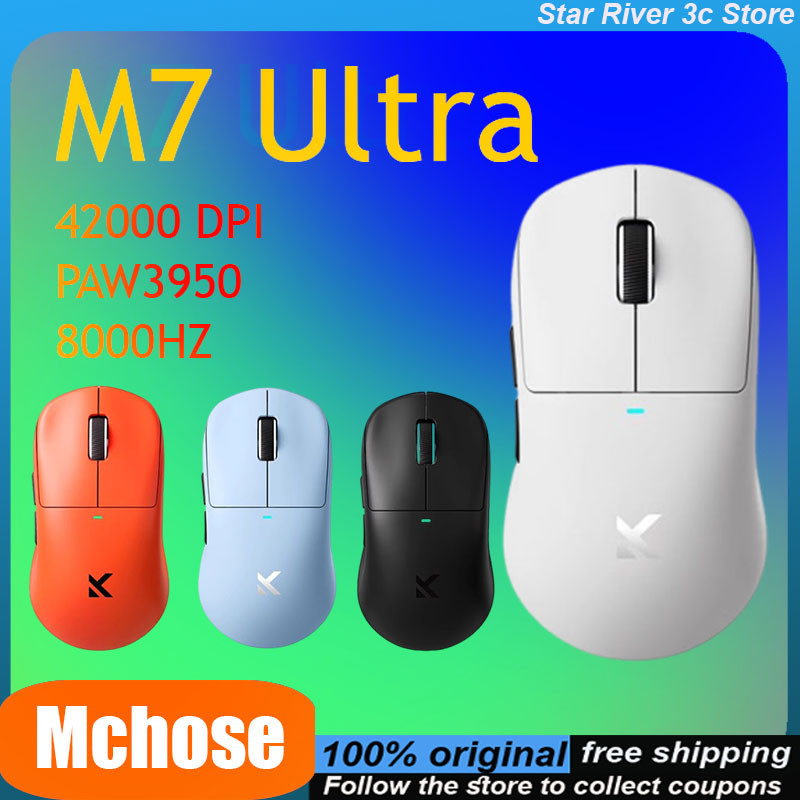 Jual Mchose M7 Ultra Mouse 8K Return Paw3950 Wireless Gaming Mouse ...