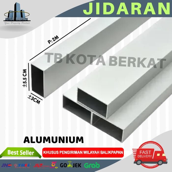 Jual JIDAR ALUMUNIUM PLESTER / JIDARAN / JIDAR HOLLOW ALUMUNIUM ...