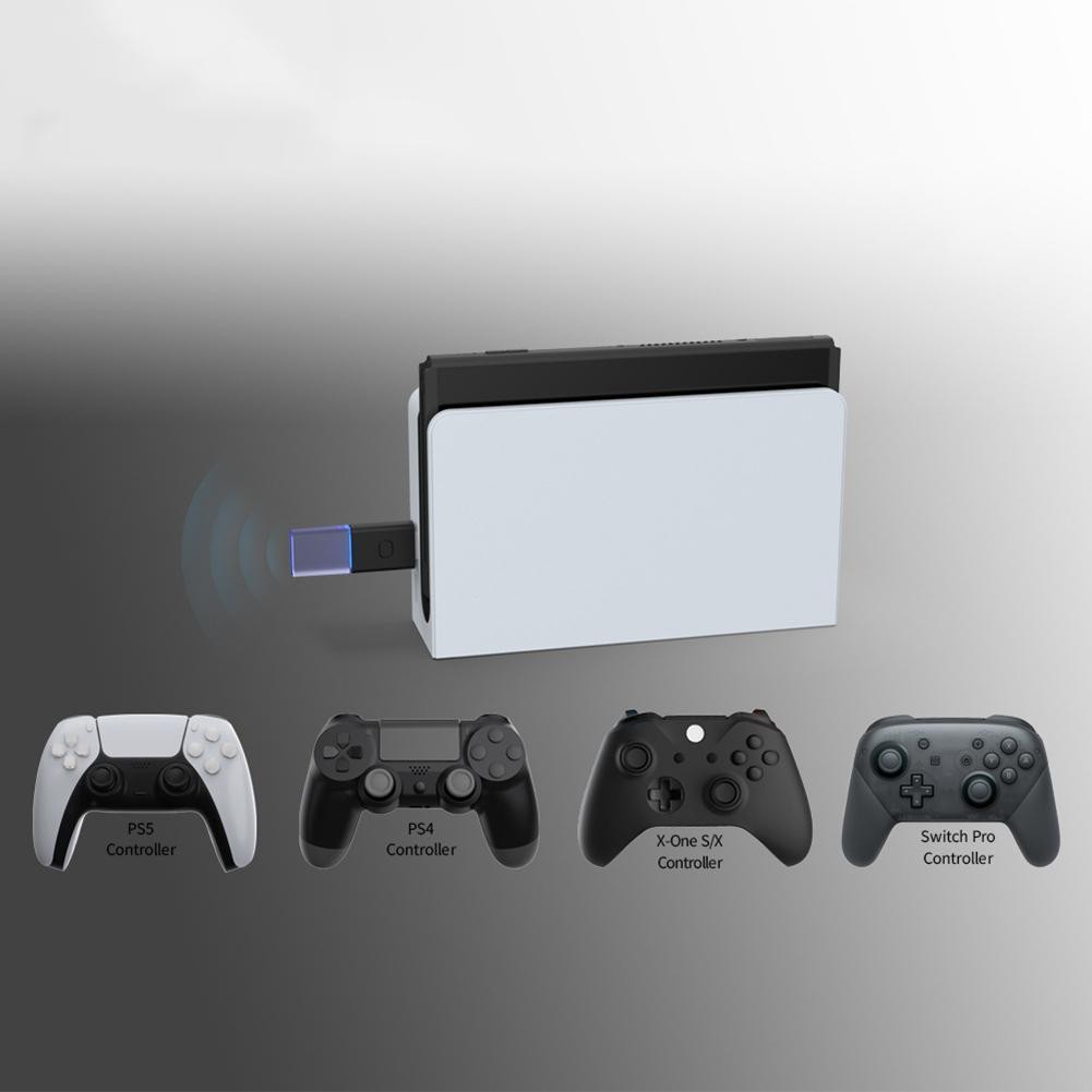 Jual For Switch Xbox Pro USB Receiver Bluetooth-compatible Controller ...