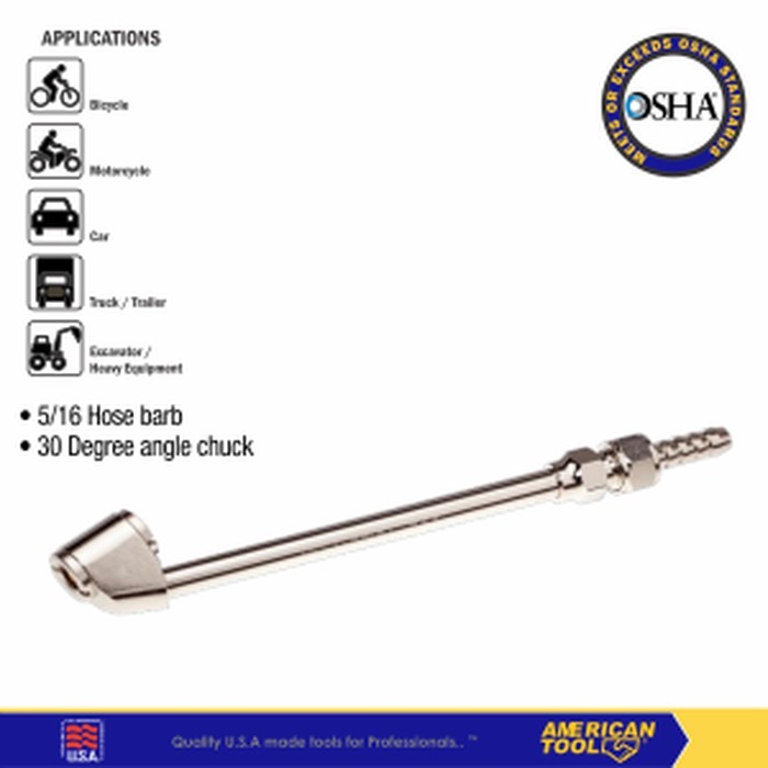 Jual AMERICAN TOOL 8957969 HEAVY DUTY DUAL HEAD AIR CHUCK 6" - ISIAN ...