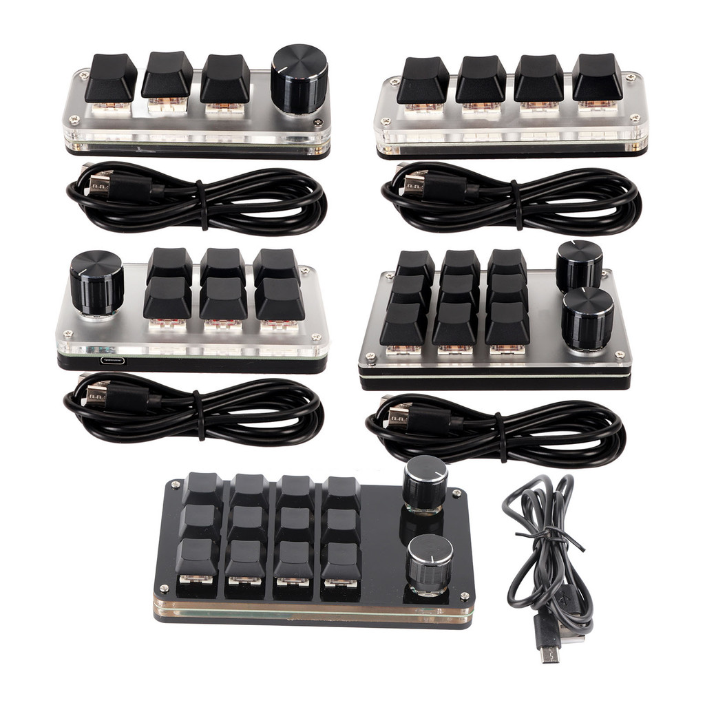 Jual Red Switch Macro Keyboard Plug And Play Customized Knobs Usb Mini ...