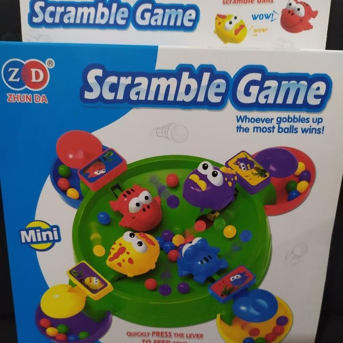 Jual MurahTerJamin- Mainan Edukasi Anak Scramble Game / Katak Kodok ...