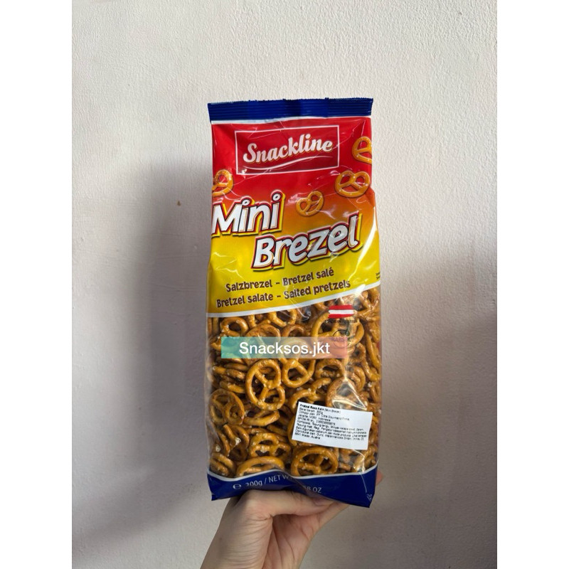 Jual SNACKLINE SALTED PRETZEL MINI BREZEL- PRETZELS | Shopee Indonesia