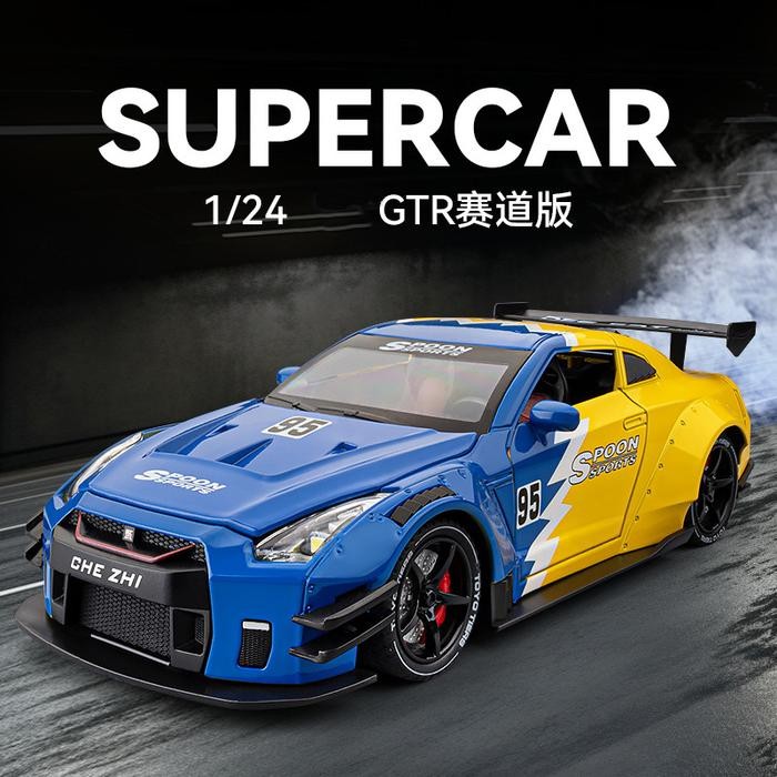 Jual Nissan GTR R35 Spoon LBWK With Smoke Spray Version + Sound and ...