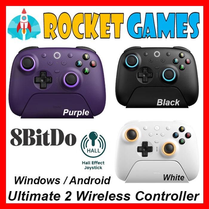 Jual 8Bitdo Ultimate 2 Wireless Controller For Windows & Android Hall Effect Joystick Best ...