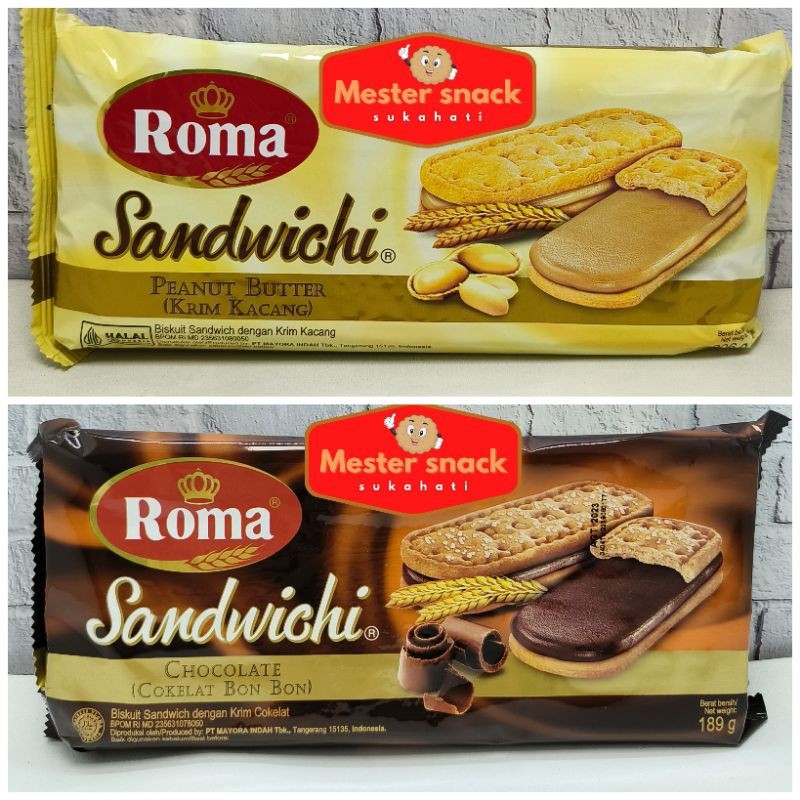 Jual Roma Sandwich PACK Biskuit Roma Sandwich Biskuit Roma Coklat ...
