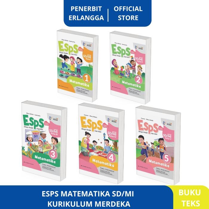 Jual SALE ESPS MATEMATIKA SD/MI KELAS 1 2 3 4 5 KURIKULUM MERDEKA ERLANGGA READY | Shopee Indonesia
