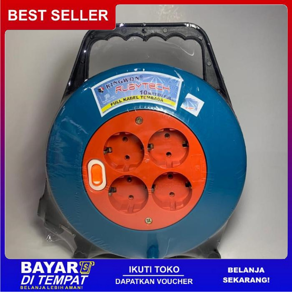 Jual FREE ONGKIR KABEL ROLL / KABEL GULUNG / KABEL BOX 10M BISA COD ...