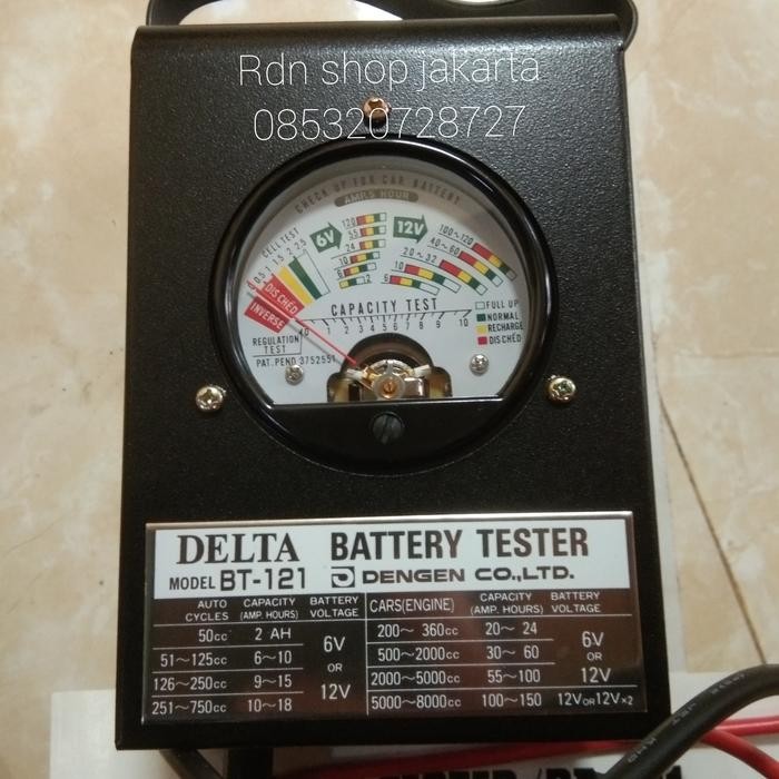 Jual DELTA BATTERY TESTER MODEL BT-121 ALAT UKUR TEGANGAN ARUS BEST ...
