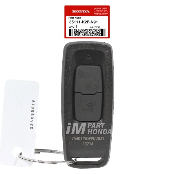 Jual 35111-K2F-N91 REMOTE ALARM SMART KEY SET FOB ASSY SCOOPY ESP K2F ...