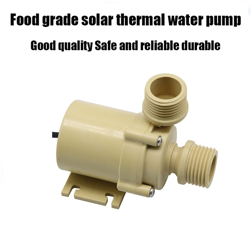 Jual 12v-24v Food Grade Solar Hot Water Circulating Pump 1/2 "silent ...