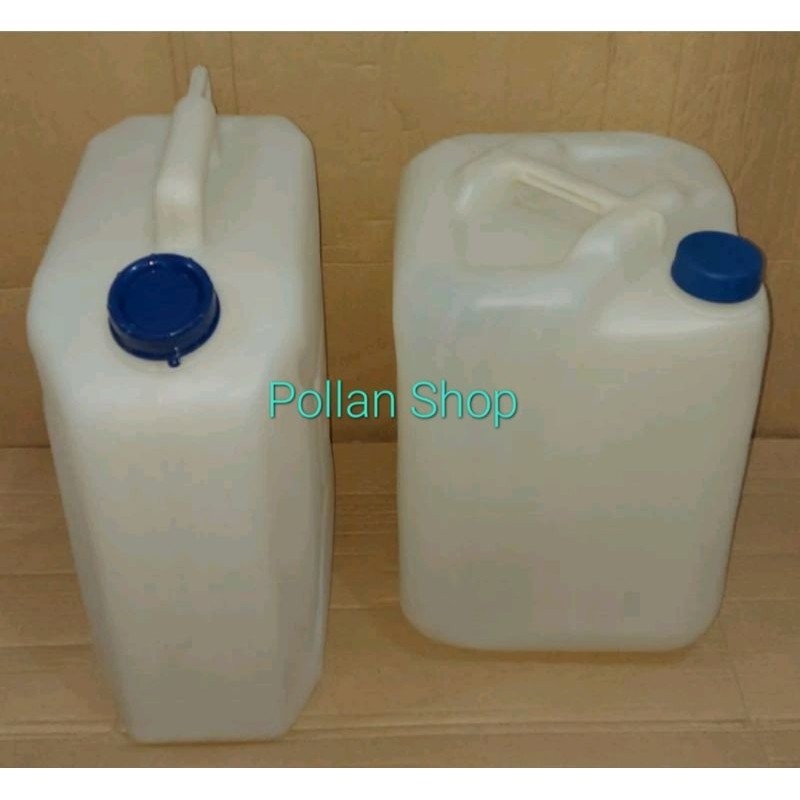Jual Jerigen Baru 20 Liter Putih Tiga Berlian Gepeng Atau Segi | Shopee ...