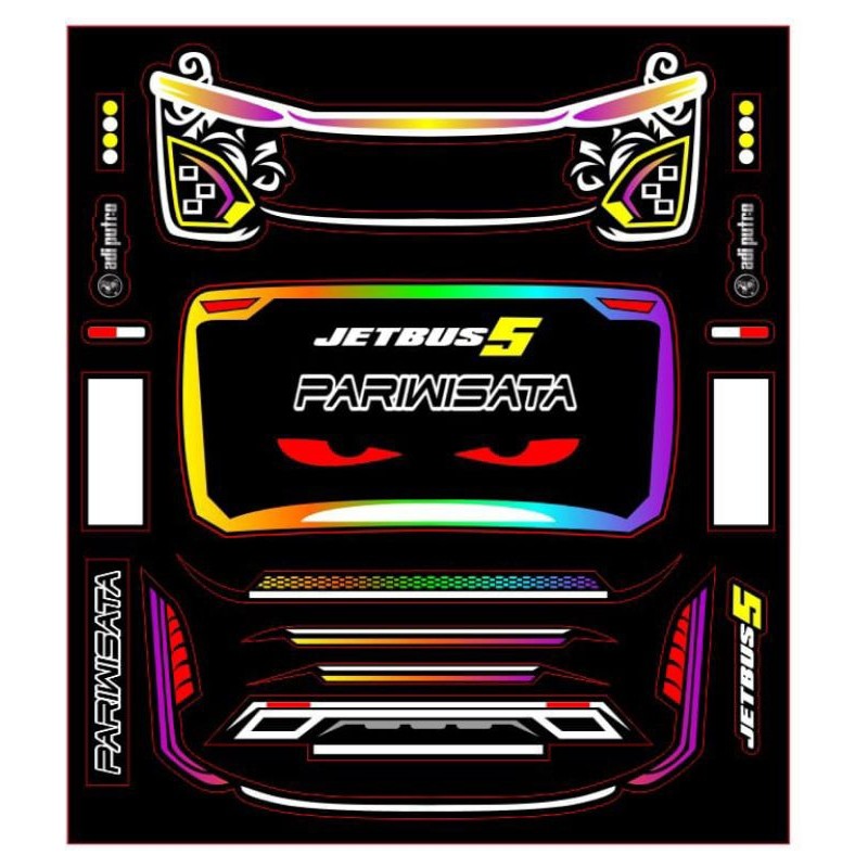 Jual STIKER LAMPU MINIATUR BUS JB5 DAN JB3 | Shopee Indonesia